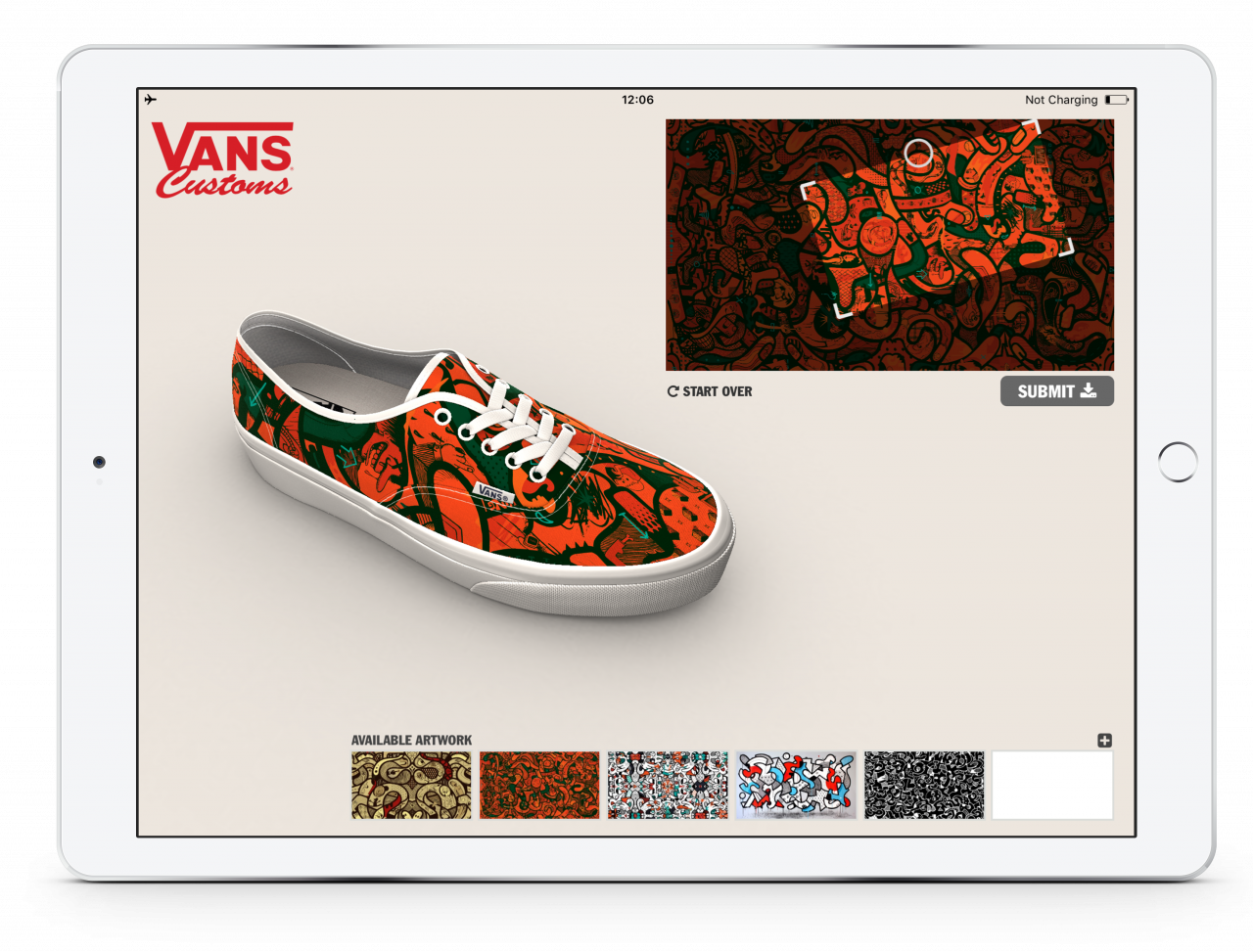 Vans iOS Application [redPlant Realtime Studio]